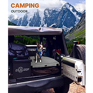 GAIALOOP Memory Foam Futon Mattress Car Camping Bed Glamping Roll Up Mattress, Japanese Floor Sleeping Mat Camp Cot Mattress Pad Travel Guest Adults Side Sleepers Space Gray [Twin: 75 * 38 * 3" ]