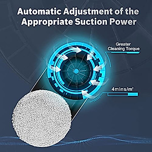 Window Cleaning Robot, SUNSMAI Smart Window Vacuum Cleaner with Automatic Water Spray, Remote Control Robot Window Washer for Windows/Tiles/Glass Door(White)