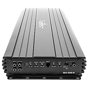 Skar Audio SKv2-4500.1D Monoblock Class D MOSFET Competition Grade Subwoofer Amplifier, 7400W Max Power