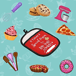 Teacher Appreciation Gift It Takes A Special Person to Bake Smart Cookies Oven Pot Holder with Pocket for Teacher (Person Bake Cookie)