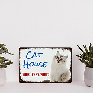 Custom Signs Outdoor Metal,Personalized Street Signs Personalized Plaque Address Signs for Houses With Name Customized Business Signs for Outside for Rent Sign No Weenies Allowed Sign (style 1)