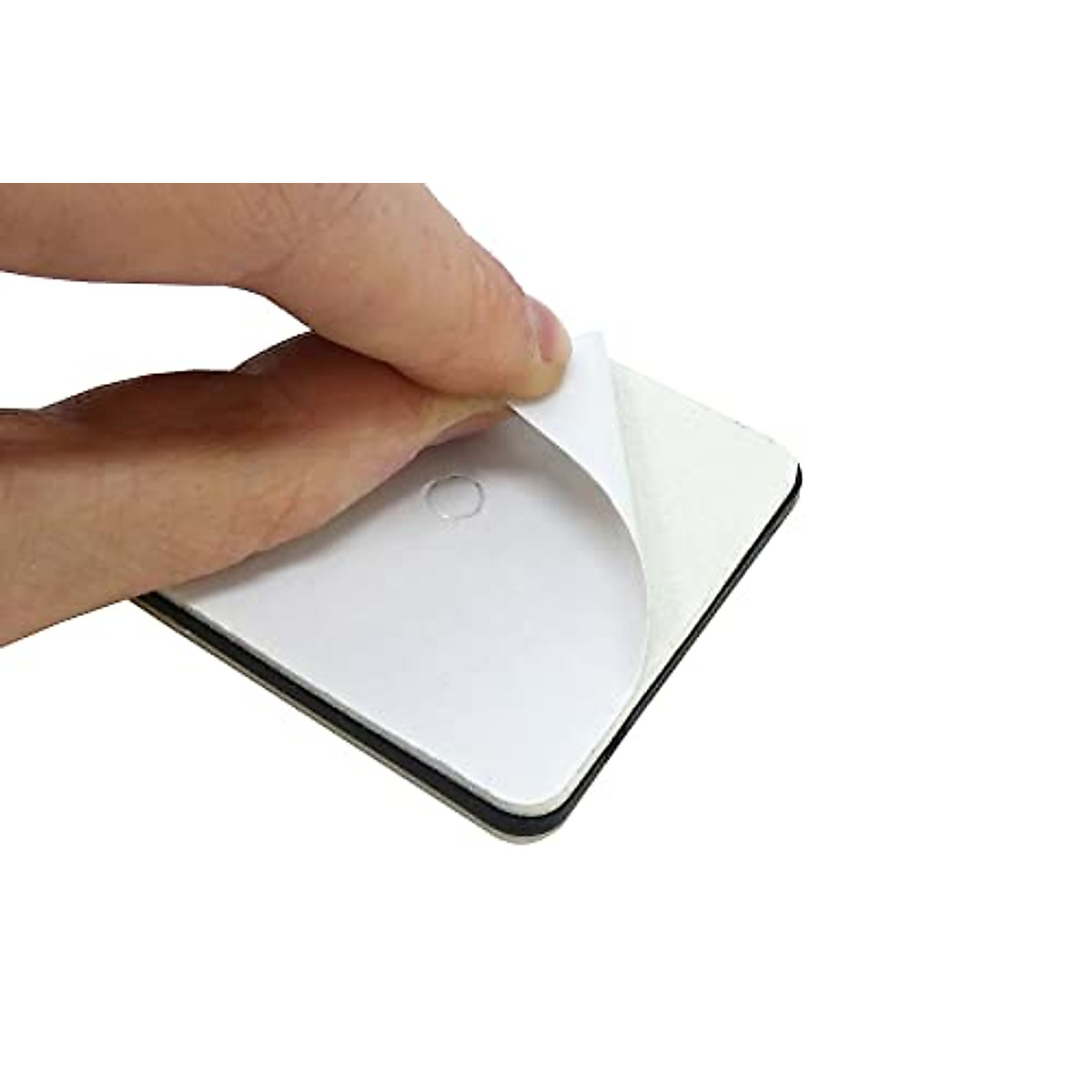 Shepherd Hardware 9244 2-1/8-Inch Square, Adhesive Slide Glide Furniture Sliders, 4-Pack , Beige