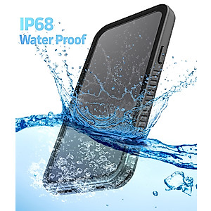 Encased Titan-X Designed for iPhone 14 Pro Max Waterproof Case Compatible with MagSafe and Belt Clip Holster (MIL-Spec Extreme Protection)