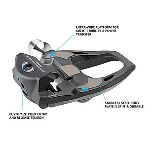 Shimano Cycling Pdr8000 Road Bike Pedal, Black, 9 16 quot UK