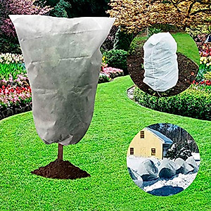 Socobeta Plant Accessory Frost Protection Bag Non‑Woven Plant Covers for Plants Outdoor Garden(240200CM)