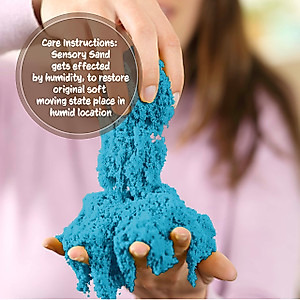 Sensory Sand Blue 5 Pounds of Sensory Play Sand Bulk Refill