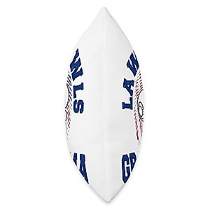 Lawn Bowls Grandma Design Co. American Flag Fingerprint Patriotic Lawn Bowls Grandma Throw Pillow, 18x18, Multicolor