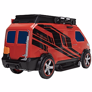 Micro Machines Super Van City Playset - Includes 12 MM Vehicles, Working Bridge, Construction Site, High Rise Building, Drag Strip, Ramps - Collect Them All