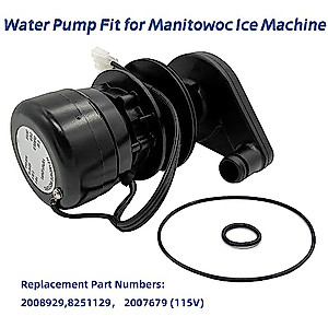 2008929 Ice Machine Water Pump Compatible with Manitowoc Ice Machines 8251129 2007679