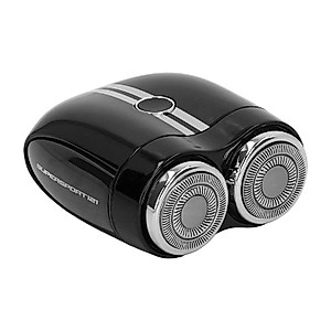 VINGVO Electric Mini Beard Shaver, Type C Charging Wet Dry Dual Use IPX7 Electric Beard Clipper for Travelling (Black)