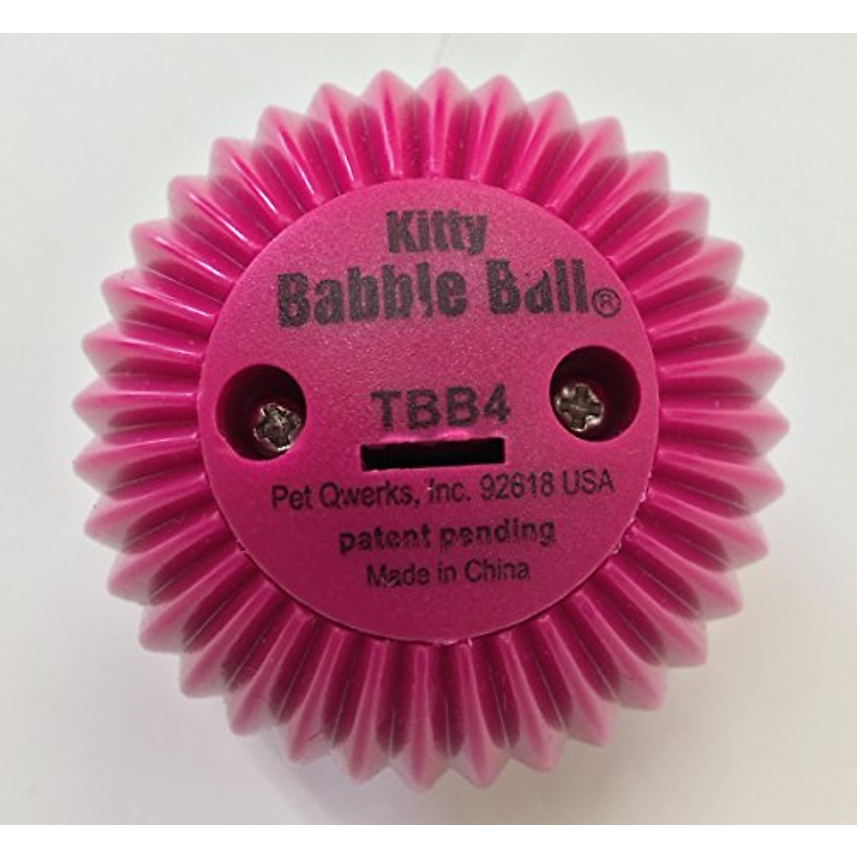 Pet Qwerks Cat Babble Ball with Catnip Infused, Interactive Cat Toy X-Small