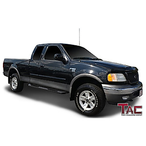 TAC Side Step Fit 1997-1998 F150/F250LD Super Cab 3 Door / 1999-2003 F150/F250LD Super Cab 4 Door (Incl. 04 Heritage) 3" Black Side Step Nerf Bars Step Rails Running Boards 2Pcs