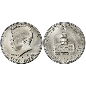 1976 S 40% Silver Kennedy Half Dollar Gem Half Dollar Brilliant Uncirculated (1/2) High MS US Mint