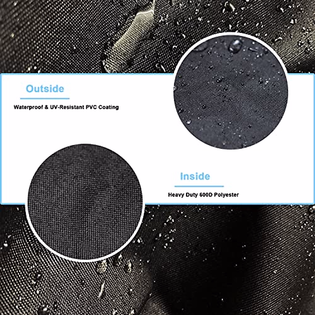 32 inch Built-in Grill Cover for Bull in 45005 30-inch Grill Head Cover for Bull Lonestar 4 Burner Bull Built in Outdoor Bill Outlaw, 87048 Smoker Waterproof Windproof BBQ Grill Top Cover with Handle