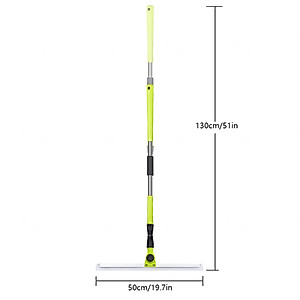 Air Broom as Seen on Tv, with 51 Long Handle Magic Broom Sweeper, Broomi for Concrete Floor,Bathroom Tile