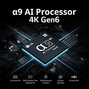 LG G3 Series 83-Inch Class OLED evo 4K Processor Smart Flat Screen TV for Gaming with Magic Remote AI-Powered Gallery Edition OLED83G3PUA, 2023 with Alexa Built-in (Renewed)