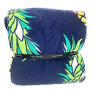 Vera Bradley Throw Blanket Fleece 80" x 50" Pineapple