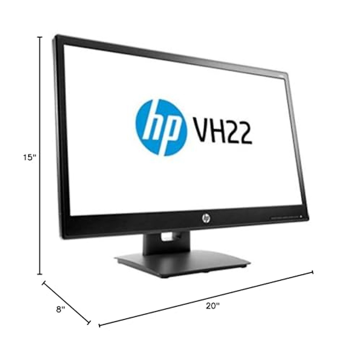 HP 21.5-Inch Screen LED-Lit Monitor Black (V9E67AA#ABA)