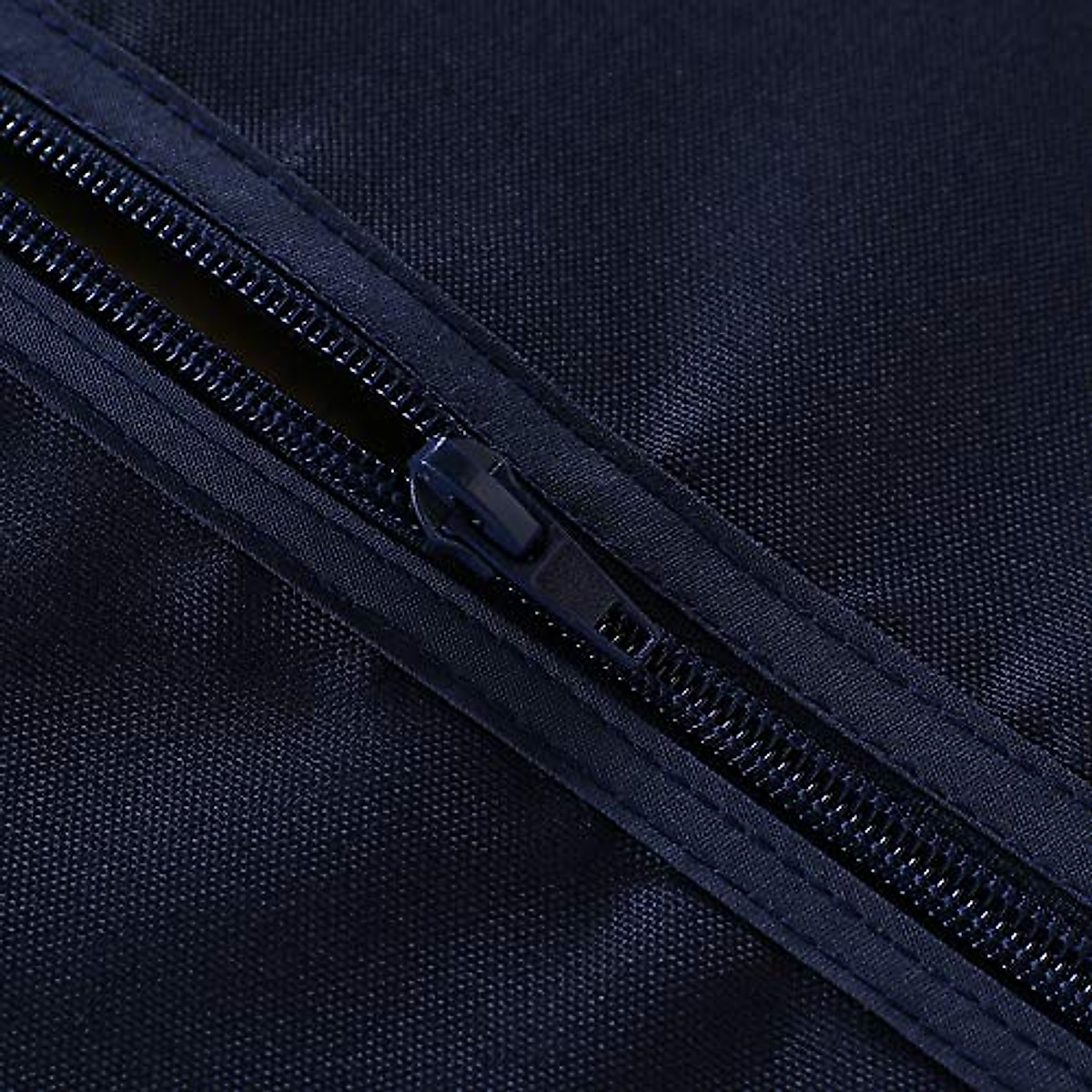 LUSHVIDA Rectangle Outdoor Tablecloth with Umbrella Hole and Zipper, 60x84 Inch Navy, Washable Waterproof Table Cloth Spill Proof Wrinkle Free Table Cover for Patio Spring Summer Picnic BBQS