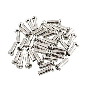 SENQI 36pcs 14G J Bend Bicycle Steel Spokes 170mm-290mm W/Nipples (297mm)