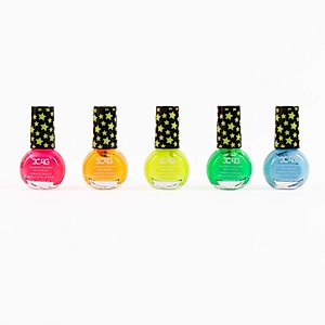 3C4G Glow in The Dark Nail Polish - Nail Polish Set for Girls & Teens - Includes 5 Glow in The Dark Colors - Non-Toxic Nail Polish Kit for Kids Ages 8+ by Make It Real