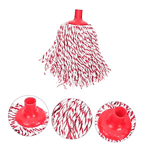 GETAJGHSD Household Mop Refill Industrial Cleaning Mop Heads Mop Replacement Heads Sponge Mops Toothpaste Dispenser Replacement Mop Head Mop Head Wet Dry Mop Head Moop Cloth