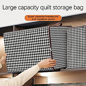 3 PCS Large Capacity Clothes Storage Bag Organizer Clothes Storage Bag Wardrobe Sorting Storage Box 180L/140L/100L