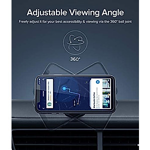 GETIHU Phone Holder for Car, 360° Dashboard Car Phone Mount, Universal Magnetic Cell Phone Car Holder GPS, Compatible with iPhone 13 12 Pro X 8 Plus Samsung Galaxy Note 9 S10 Huawei Xiaomi OnePlus Etc