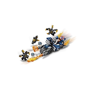 LEGO Marvel Avengers Captain America: Outriders Attack 76123 Building Kit (167 Pieces)