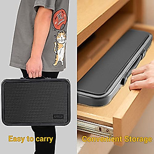 ALPURLAD Step Stool Bed Step Stools for High Beds Foldable One Step Ladder with Non Skid Rubber Platform for Rv,Toilet,Kitchen and Bed 330-Pound Capacity