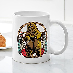 CafePress Bear Dream Catcher Mug Ceramic Coffee Mug, Tea Cup 11 oz