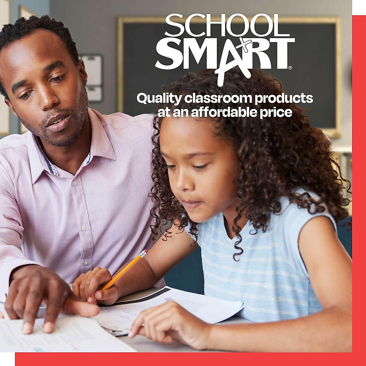 School Smart - 85250 Newsprint Drawing Paper, 30 lb, 8-1/2 x 11 Inches, 500 Sheets