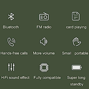 #8HZyat Portable Mini Cartoon Wireless Bluetooth 5 0 Speaker Fm Radio Outdoor Speaker