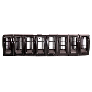Omix | 12037.12 | Grille Insert, Gray/Chrome | OE Reference: 55054890 | Fits 1993-1998 Jeep Grand Cherokee ZJ