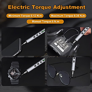 OLAZOL 68-in-1 Mini Precision Electric Screwdriver Set(Cordless), S2 Steel Magnetic Electronic Repair Tool For Eyeglasses, Electronics, Watches, Cell Phones, Laptops, Camera Repair