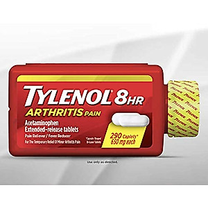 Tylenol Arthritis Pain - Acetaminophen Extended Release Pain Reliver - 290 Caplets 650 mg Each