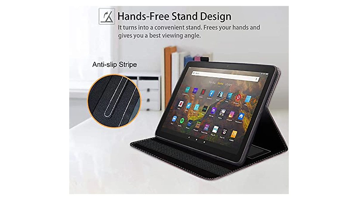 Slim Fire HD 8 Tablet Case with Stand & Auto Wake