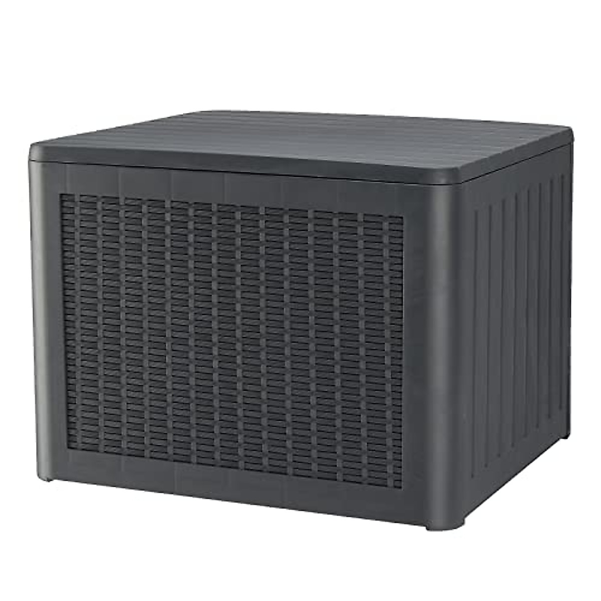 Kcelarec Deck Box 36 Gallon Outdoor Storage Box for Patio Tools, Outdoor Cushions & Pillows, Garden Supplies, Pet Stuff and Pool Accessories