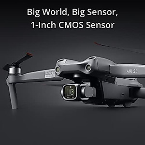 DJI Air 2S, Drone Quadcopter UAV with 3-Axis Gimbal Camera, 5.4K Video, 1-Inch CMOS Sensor, 4 Directions of Obstacle Sensing, 31 Mins Flight Time, 12km 1080p Video Transmission, MasterShots, Gray