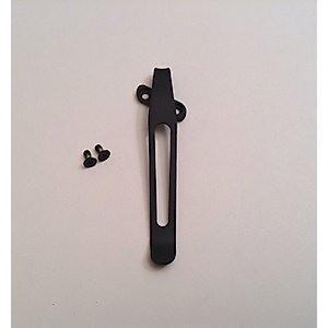 Black Titanium Deep Carry Pocket Clip for Kershaw Blur Knife 1670BLK TIP DOWN POSITION