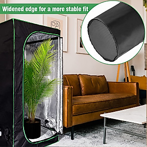 2Pcs Grow Tents Vent Cover- 4" Duct Filter Vent Cover- Grow Tents Vent Filter Cover with Elastic Band and Fixed Buckle to Dust-Proof for Plant Grow Tent Vent