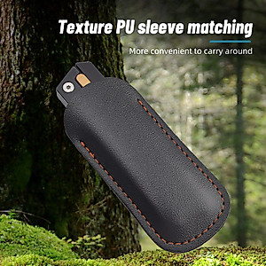 KWINKIN Stainless Steel Blade Folding Pocket Knife D2 Steel High Hardness Outdoor Tactical Knife Set Knives