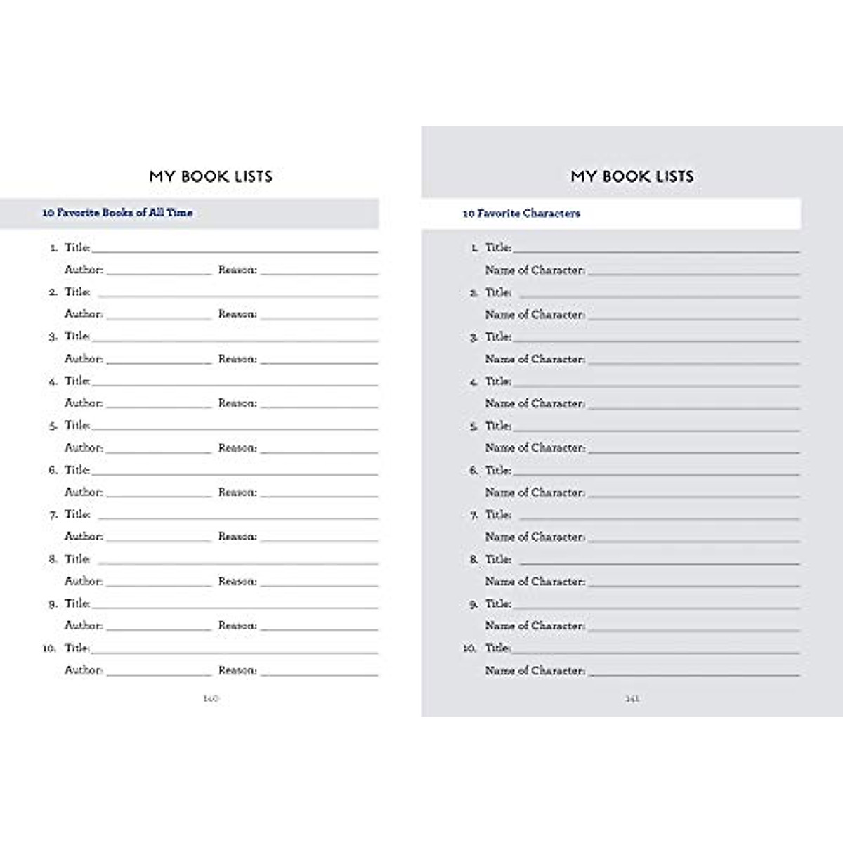 My Book Journal: A 100-Book Reading Diary for Bibliophiles