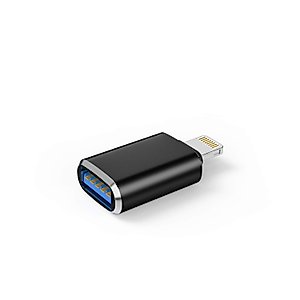 Lightning Male to USB3.0 Female Adapter OTG Cable for iPhone 12 11 Xr X XS 8 7 Plus Max Compatible with iPad Air Pro Mini,Support Camera Card Reader Mouse Keyboard Hubs Piano Converter Connect U Disk