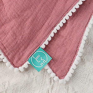 Bunny Security Blanket Soft Baby Lovey Unisex Soothie Baby Comforters Baby Toys with Blanket Lovies for Babies Gifts for born Baby Snuggle Toy Baby Bunny Stuffed Animal 16 Inch Purple, (LBPPC22)