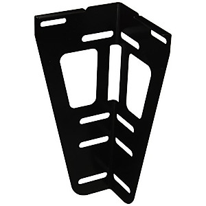 Zinus Satish Upholstered Channel Stitched Headboard in Light Grey, Full & ZINUS 16 Inch SmartBase Headboard or Footboard Brackets, Set of 2