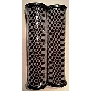 Omnifilter Standard T01 Omni TO1 Whole House Replacement Under Sink Water Filter Carbon Wrapped Cartridge (2-Pack) Chlorine Taste Odor Sediment TO1 T01 (Twin Pack) Water Filter Newest Model
