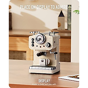 Nifeliz Semi-Automatic Espresso Machine, Retro Coffee Machine Building Block Kit, Collectible Display Model Set and Toy as Ideas for Adults (678 Pieces)