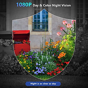 Cameras for Home Security, 1080P Security Cameras Wireless Outdoor with Motion Detection Spotlight/Siren Alarm Color Night Vision 2-Way Talk Waterproof SD/Cloud Storage Battery Powered WiFi Cam 2-Pack