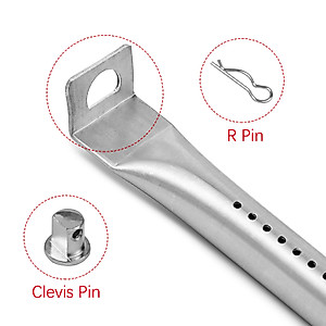 G327-2100-W1 463448021 Grill Burner Replacement for Charbroil Grill Parts 5 Burner 463455021 463449021 463451022 463458021 463459021 463450022 G324-0007-W1 Char-Broil Performance Burner Tube 5Pcs